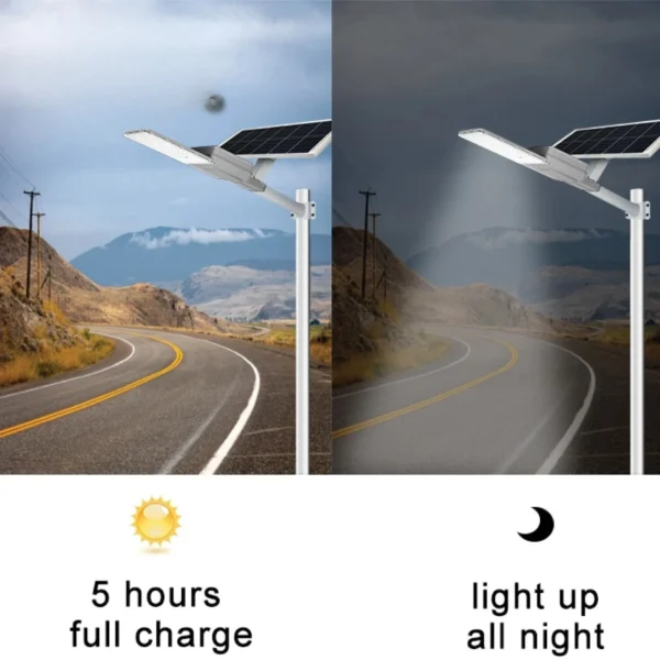 300W LED Solar Street Light | IP65 | Auto On/Off