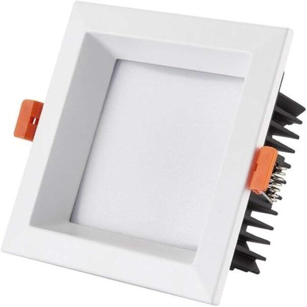 Square Recessed LED Downlight – Anti-Glare Design